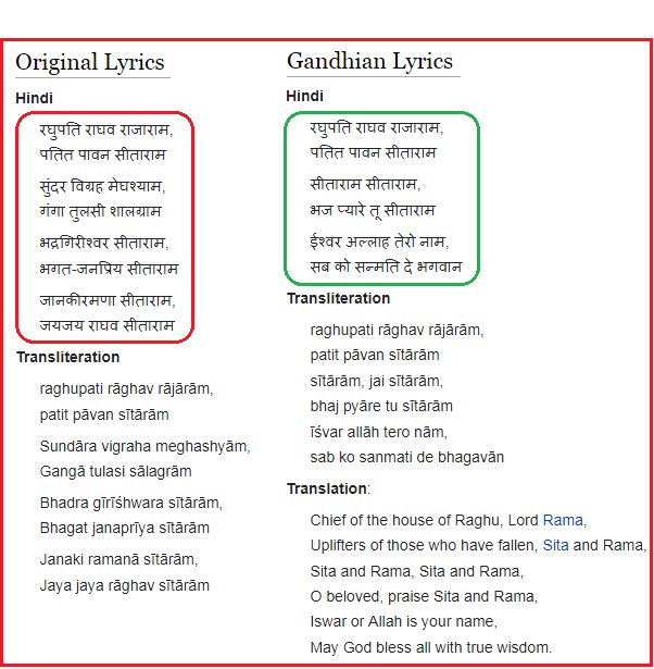 Raghupati Raghav Rajaram – The Original Lyrics – Arise Bharat